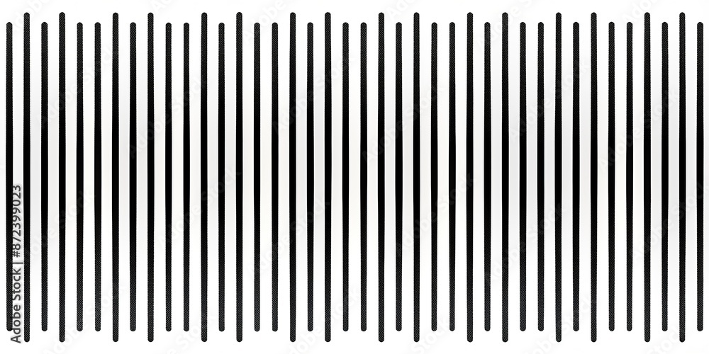 Minimalist illustration of vertical parallel thin black lines on a ...