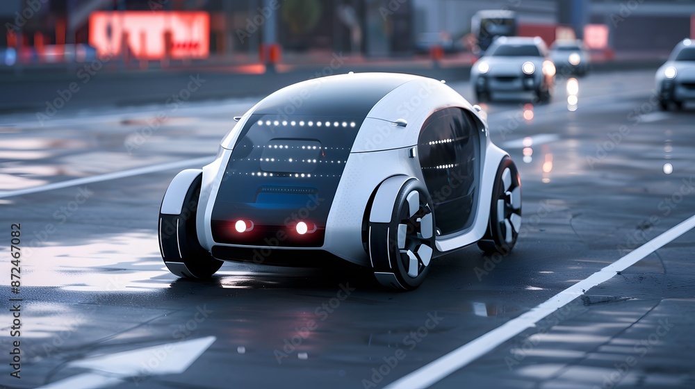 Find stunning images of autonomous vehicles., clean background, Photo ...