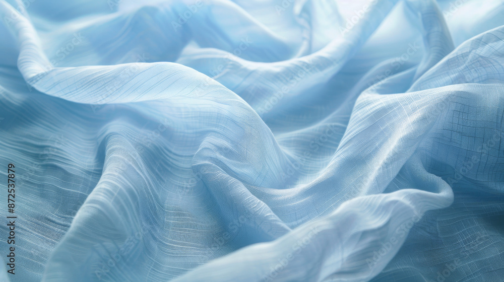 Soft pastel blue fabric texture with a light weave Stock Photo | Adobe ...