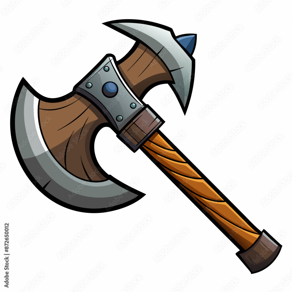 axe clipart cartoon Illustration drawing Stock Vector | Adobe Stock