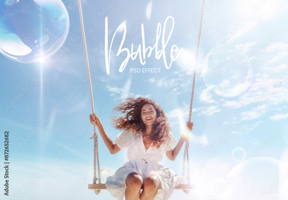 Bubble PSD Effect Stock Template | Adobe Stock