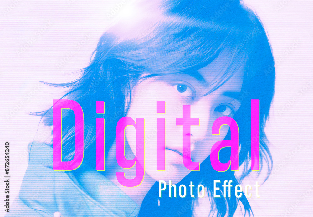 Digital PSD Effect Stock Template | Adobe Stock