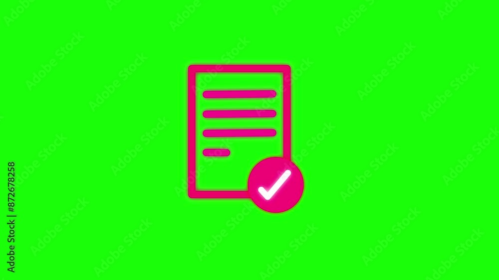 Neon Glow Blank Notepad Icons - A Vibrant Array for UI Design, Elevate ...