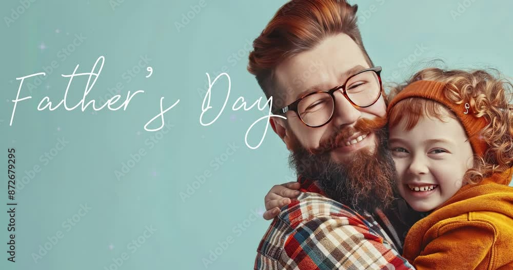 Craft a distinguished copy space background for Father's Day, featuring ...