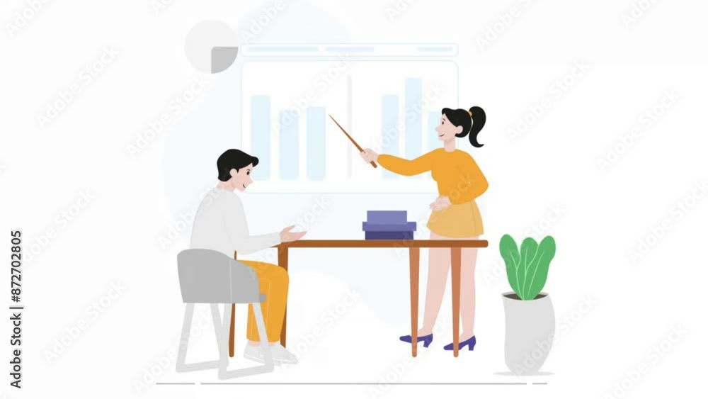 Effective Team Collaboration: A 4K Animated Design Depicting ...