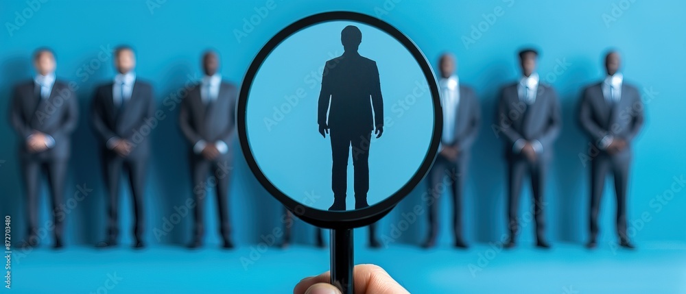 Recruitment concept: ideal job candidate profile, professional, skilled ...