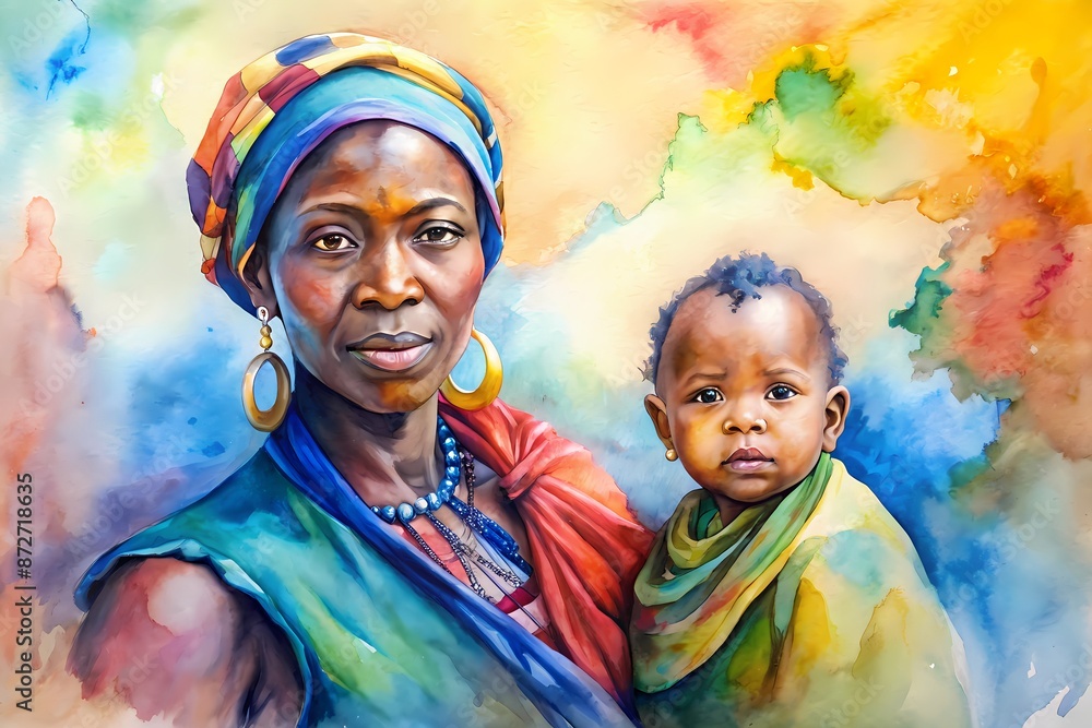 Vibrant colored wall serves as a backdrop for a vacant scene, evoking ...