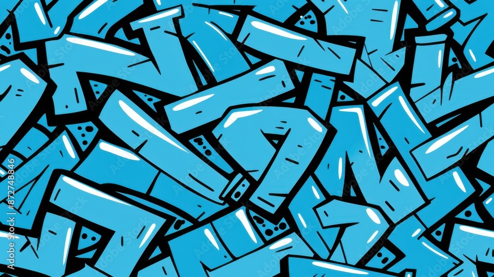 Dark blue urban street art graffiti style vector illustration. Perfect ...
