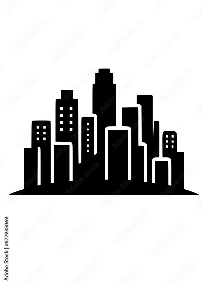 City SVG, Tower SVG, Town SVG, City Landscape, Building SVG, Skyscraper ...