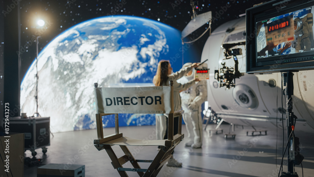 Empowered Female Director Leads Diverse Crew in Filming Sci-fi Movie ...