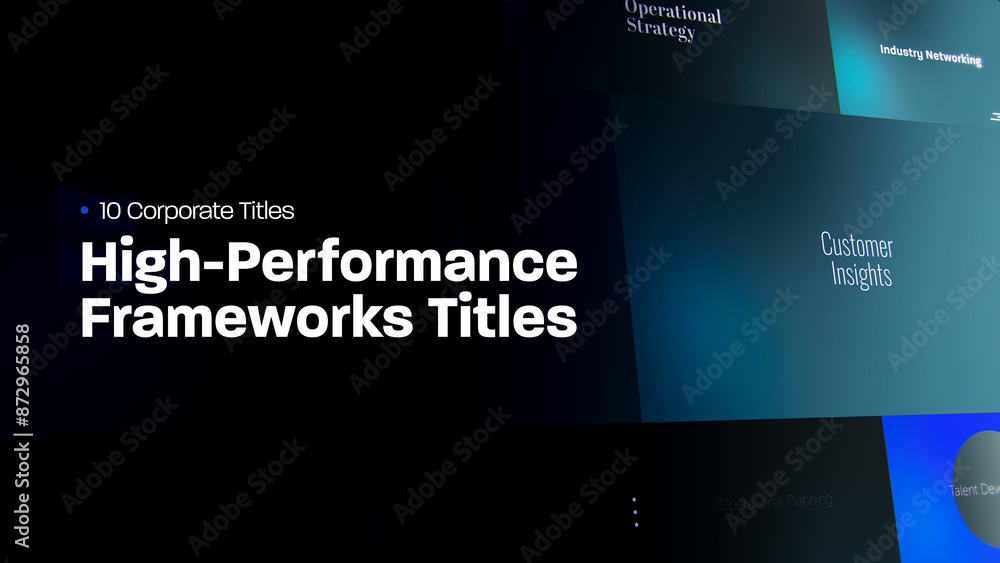 High Performance Frameworks Titles | 10 Motion Titles with Control ...