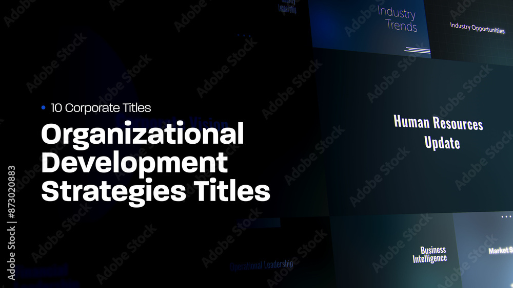 Organizational Development Strategies Titles | 10 Motion Titles with ...