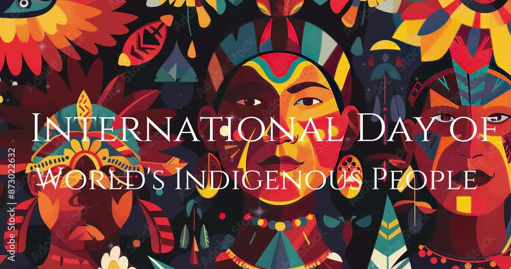 "Design a culturally rich copy space background for International Day ...