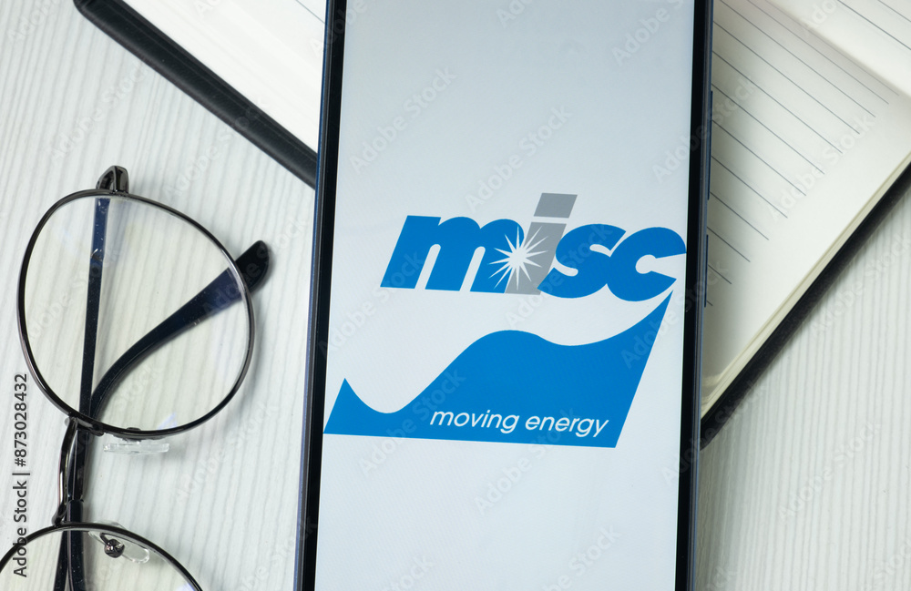 New York, USA - 30 June 2024: MISC Berhad Logo on Phone Screen, Company ...