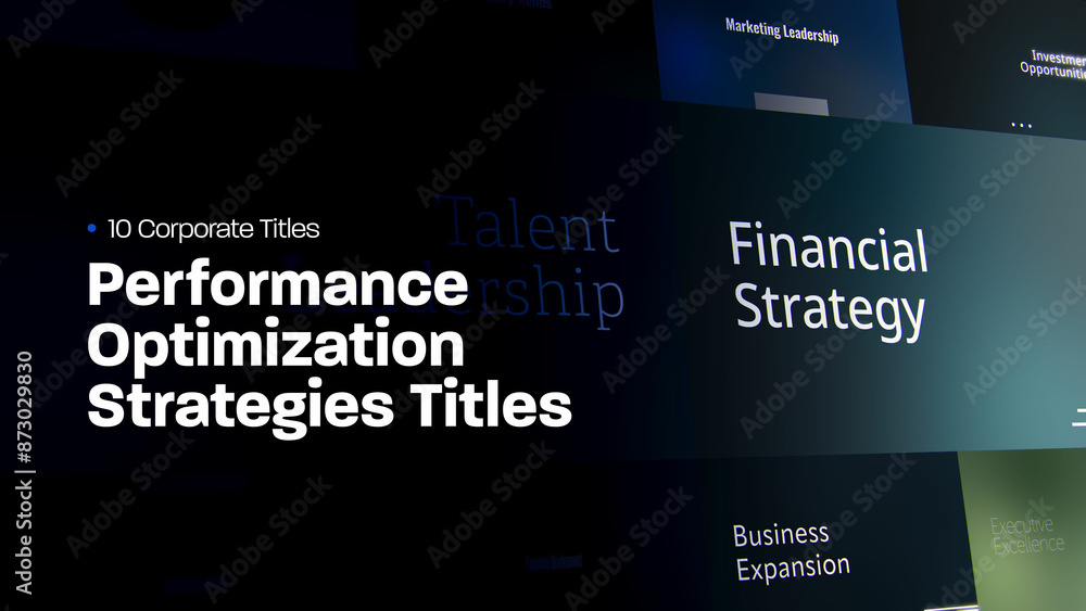 Performance Optimization Strategies Titles | 10 Motion Titles with ...