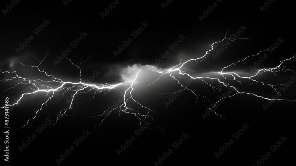 Overlays of lightning. Overlays of thunder. Background of lightning ...