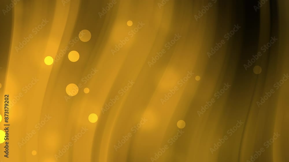 black and gold background animation with particles. black bg and gold ...