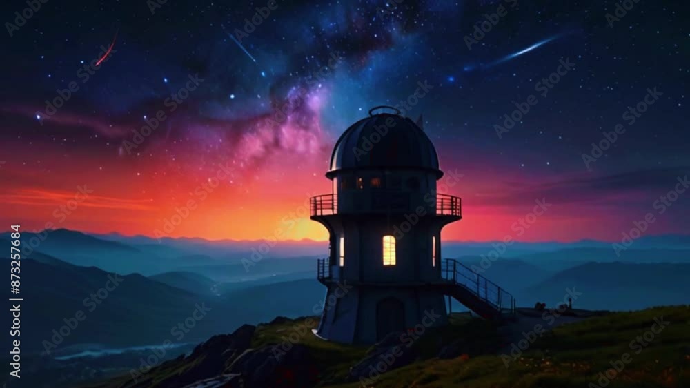Atop a mountain peak, an observatory where you can see galaxies ...