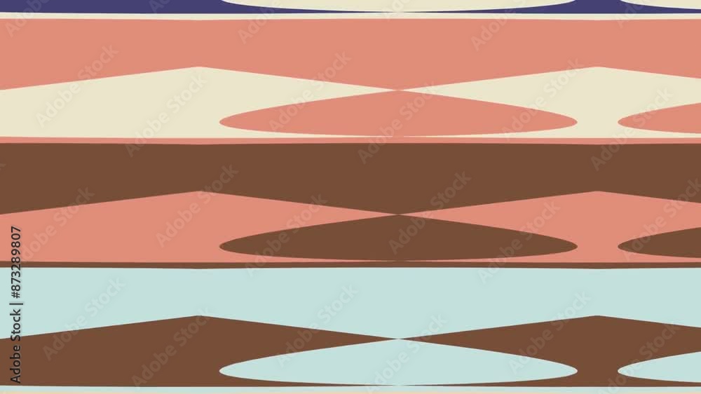 The image is of three horizontal sections of color, with a repeating ...