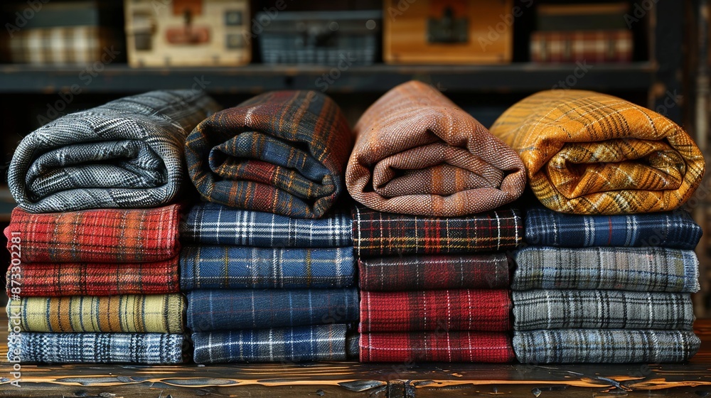 Plaid patterns in various color combinations, classic and versatile for ...