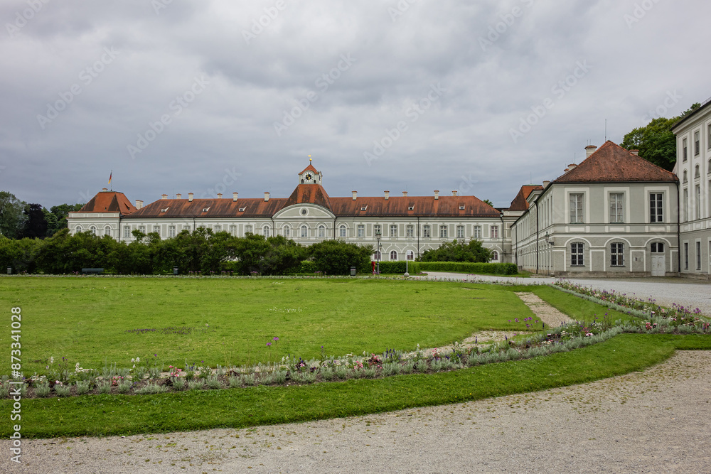 Baroque palace Nymphenburg Palace (Schloss Nymphenburg, 1675). The ...