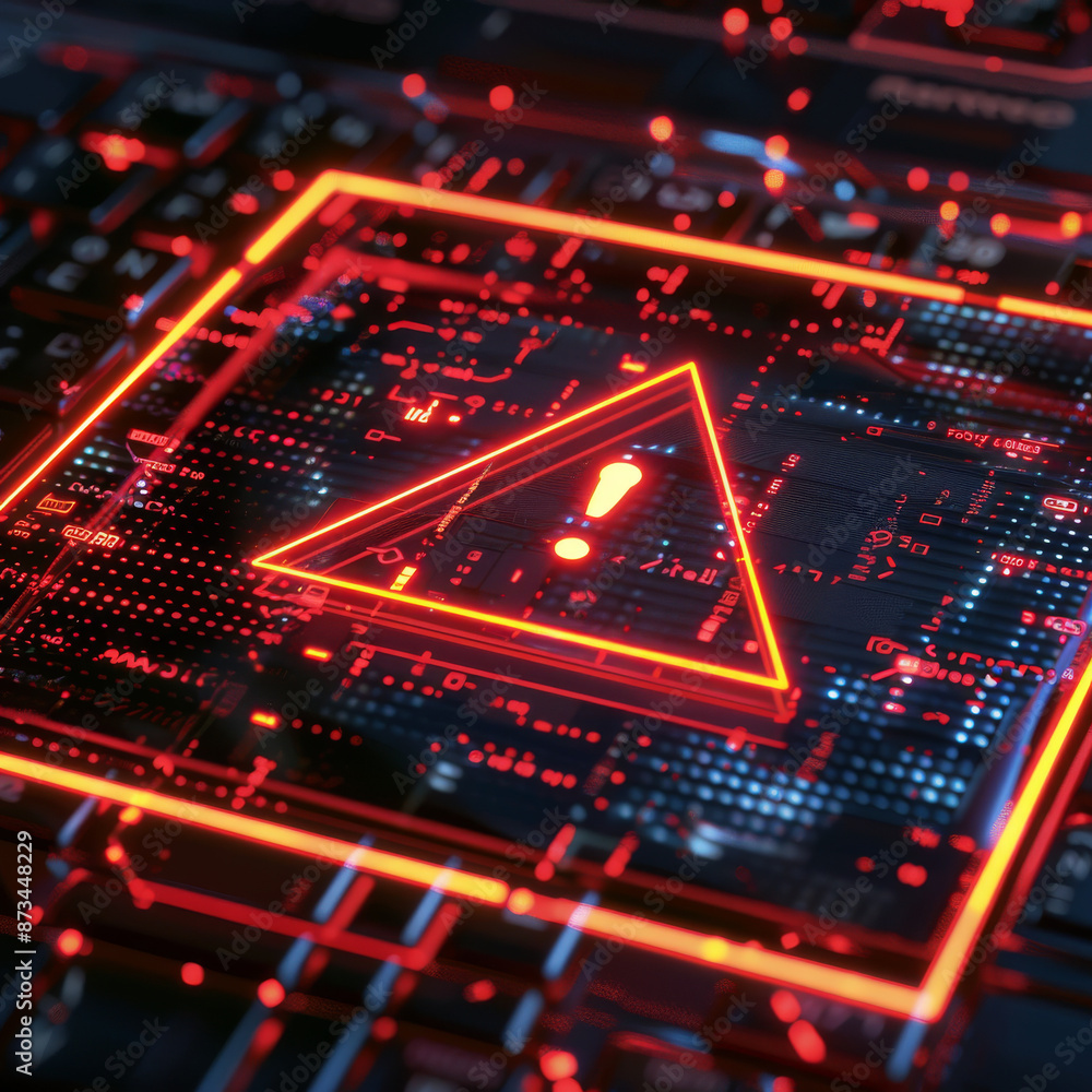 Cybersecurity or personal data protection concept featuring a digital ...