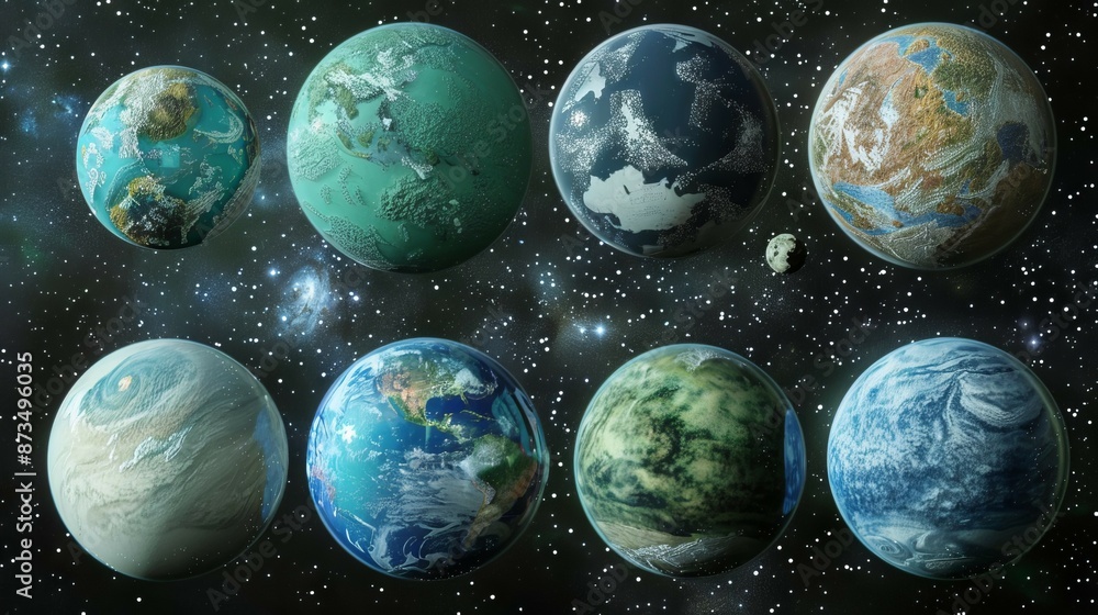 Discover exotic planets. Journey through space and encounter ...