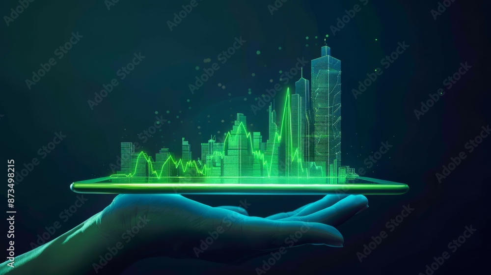 Digital cityscape. Explore how technology is shaping modern urban ...