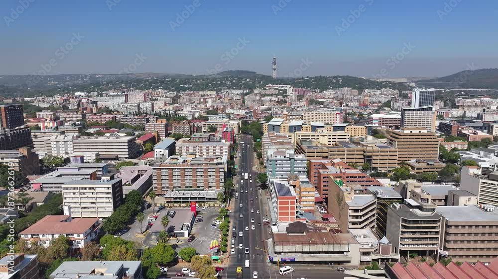 Pretoria Skyline At Pretoria In Gauteng South Africa. Downtown ...
