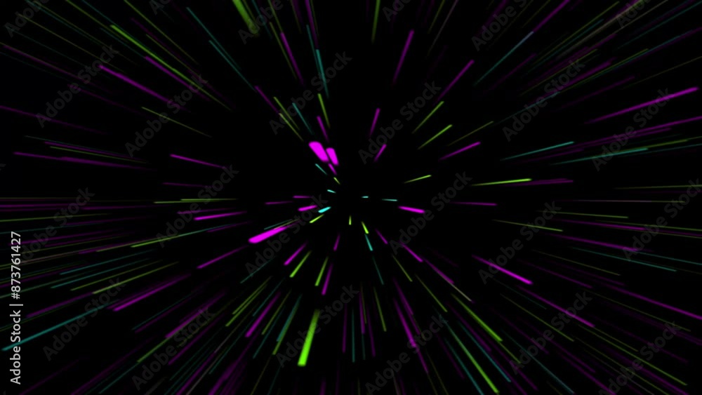 Right to Left speed lines moving with alpha channel. comic anime action ...