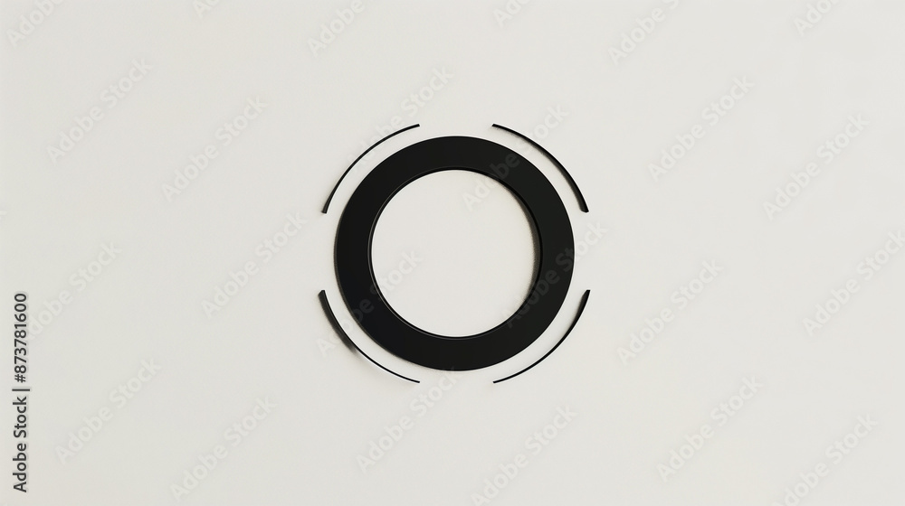 The logo featuring a round emblem on a white background is an example ...