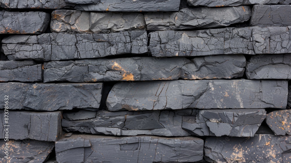 ภาพประกอบสต็อก Industrial barrier wall with raw, exposed materials ...