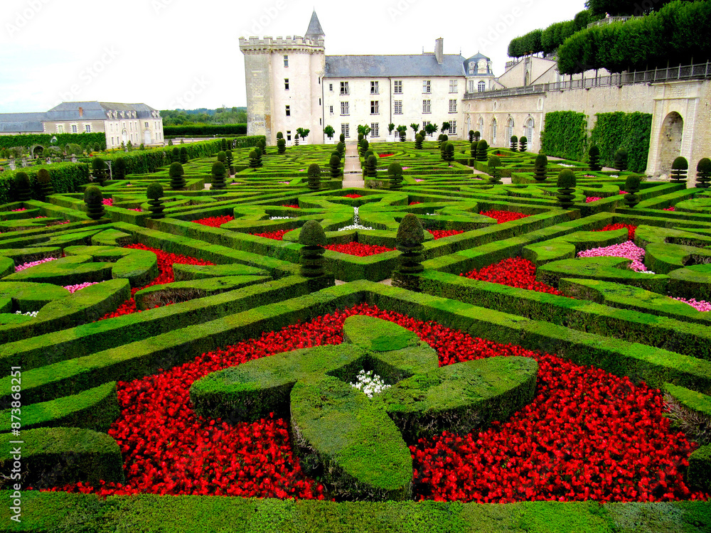 VILLANDRY : Gardens and Château de Villandry. Its famous Renaissance ...