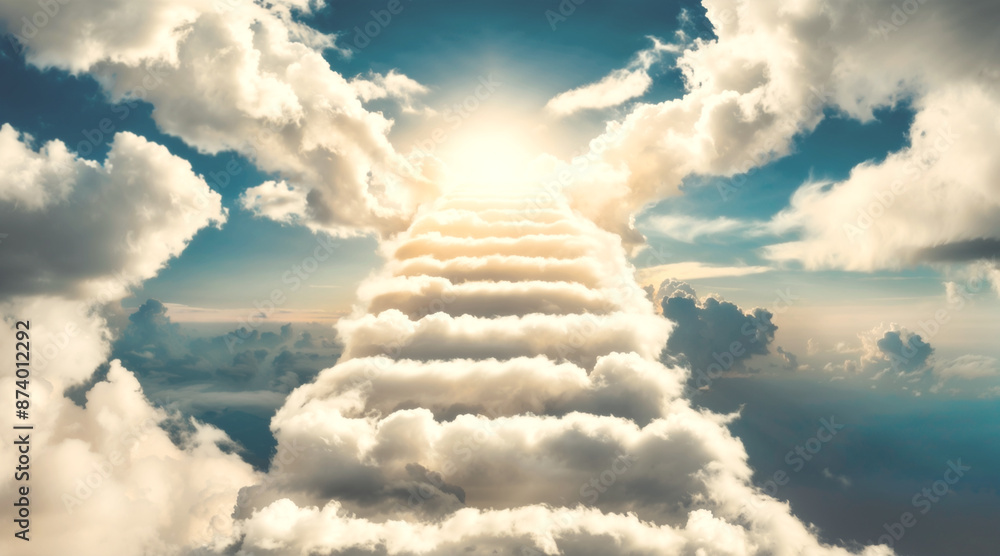 Stairway to heaven. Psalm 11:4: The Lord is in his holy temple; the ...