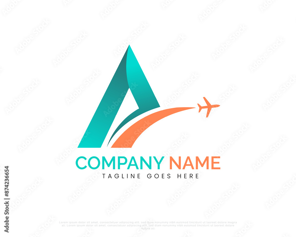 Visa Company logo design template, Visa Company Logo, Visa Agency Logo ...