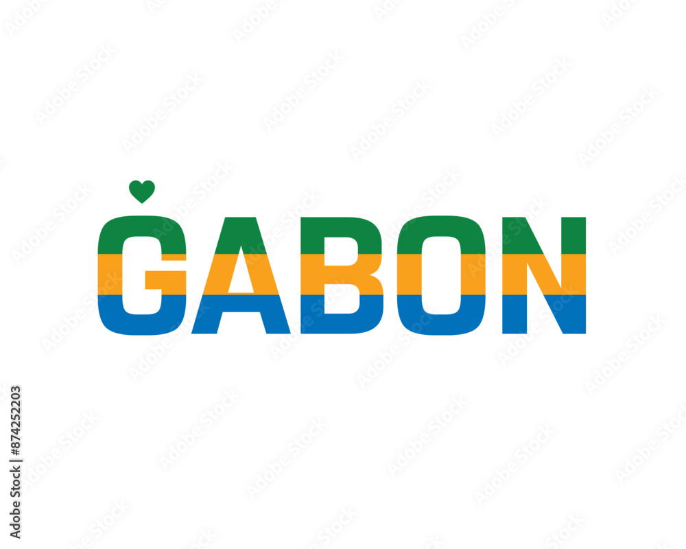 Independence Day of Gabon, I love Gabon, Independence Day, Gabon, Happy ...