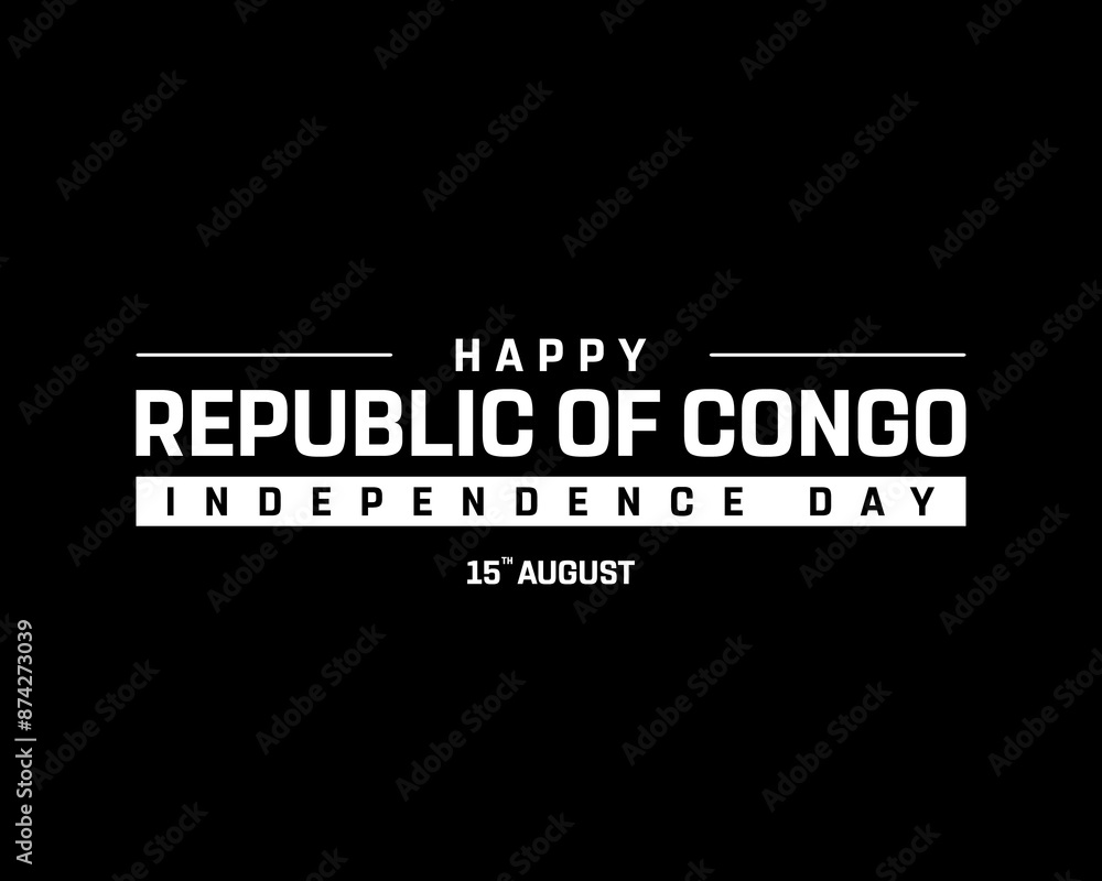 Independence Day of Republic of Congo, I love Republic of Congo ...