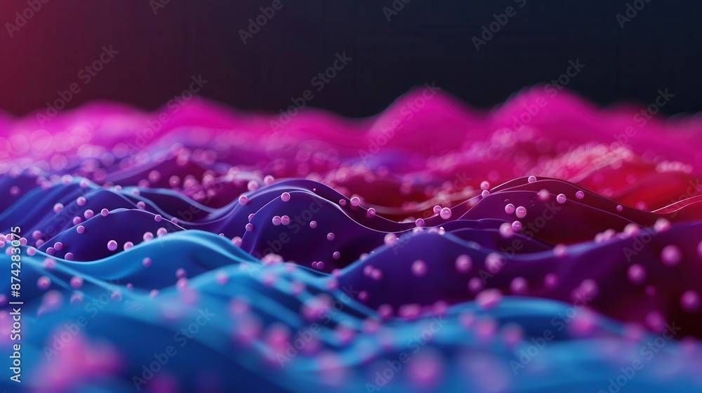 Particle Interaction Simulation In A Digital Environment Particle Interaction Simulation