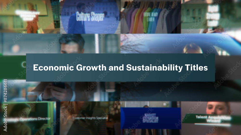 Economic Growth and Sustainability Titles | 10 Motion Titles with ...