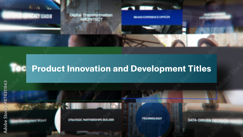 Product Innovation and Development Titles | 10 Motion Titles with ...