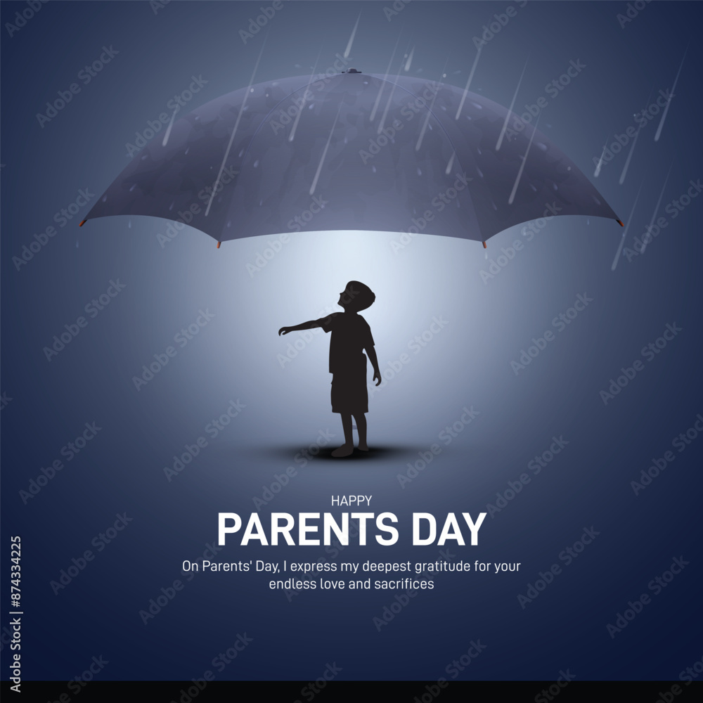Happy Parents Day. Parents day creative concept banner, poster, social ...