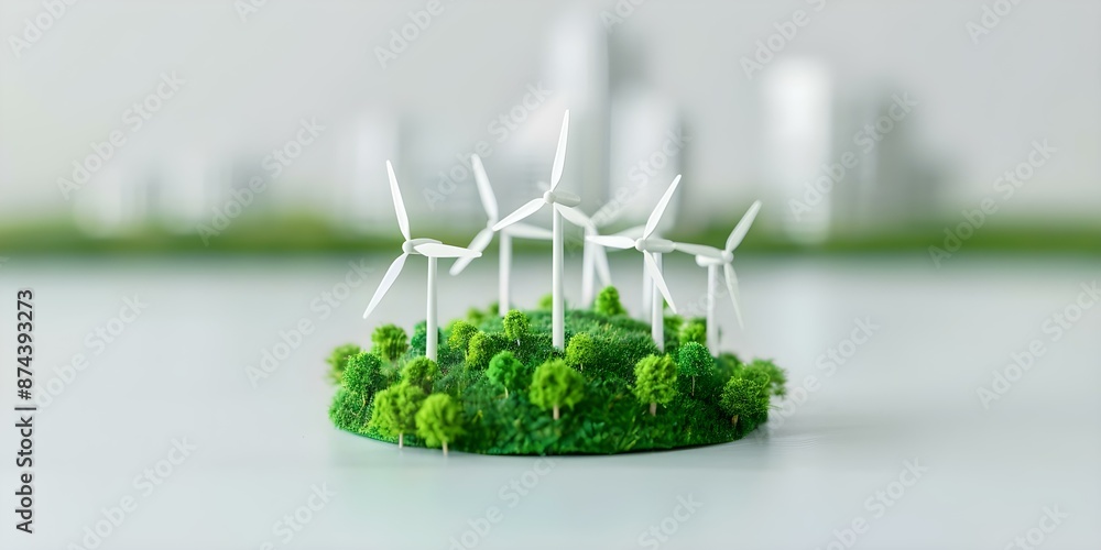 Promoting Sustainability in the City Logo Featuring Renewable Energy ...