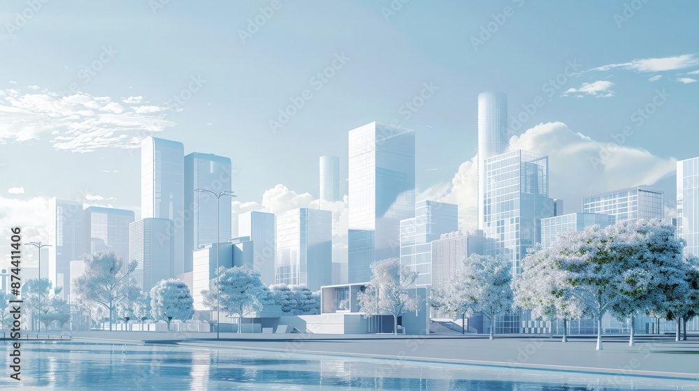 Advanced climate control system for urban environments on a plain ...