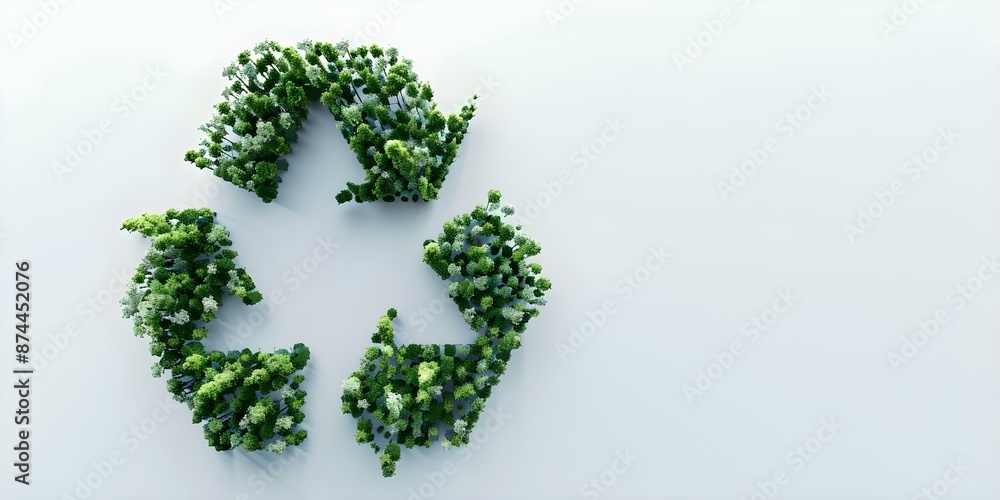 Logo promoting sustainable city with circular economy renewable energy ...