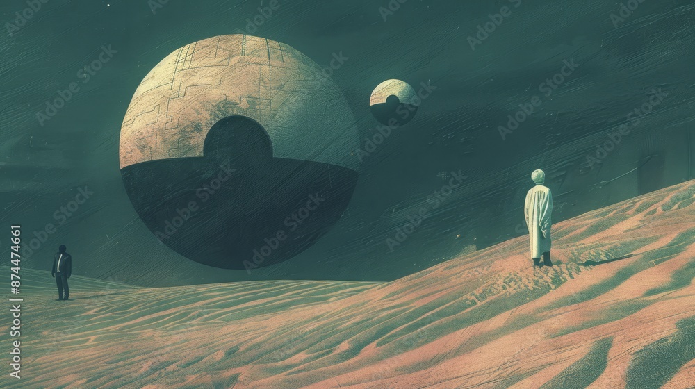 alien world background movie Dune exo planet weird aliens in desert ...