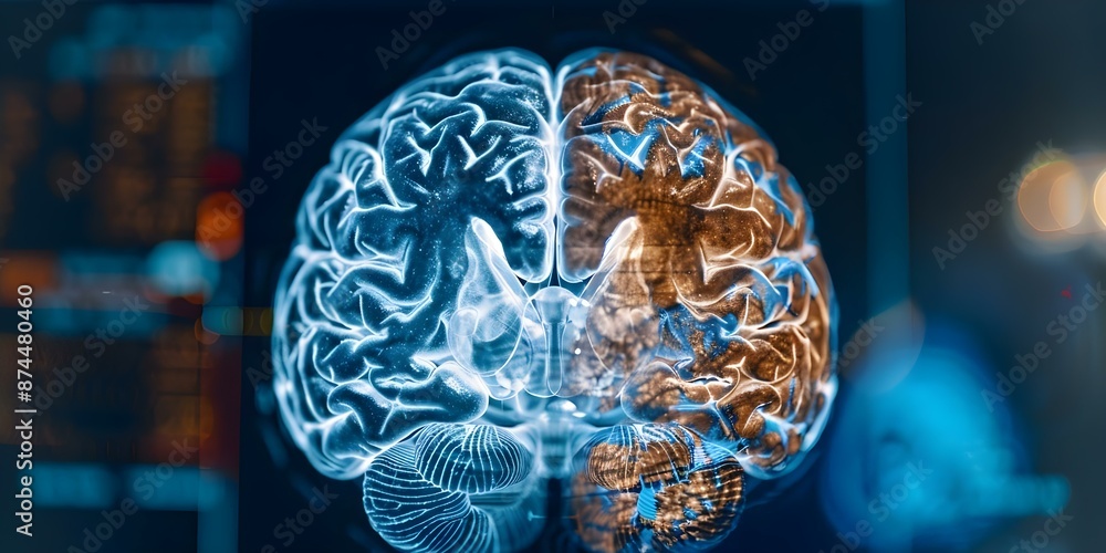 MRI scan shows brain atrophy hallmark of neurodegenerative diseases ... MRI scan shows brain atrophy hallmark of neurodegenerative diseases ...