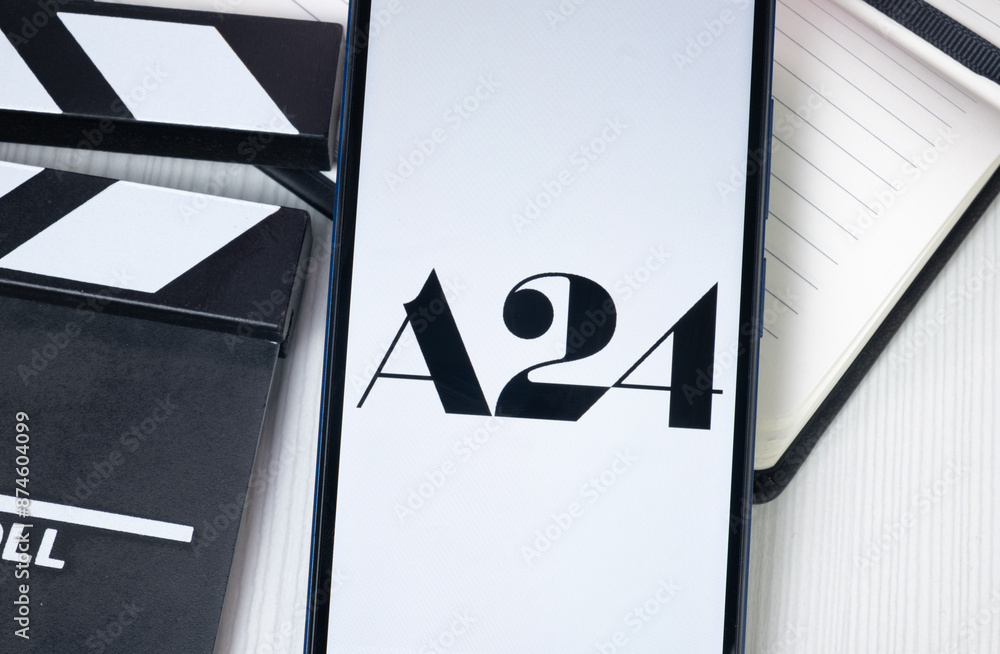 New York, USA - 30 June 2024: A24 Logo or Icon on Phone Screen Stock ...