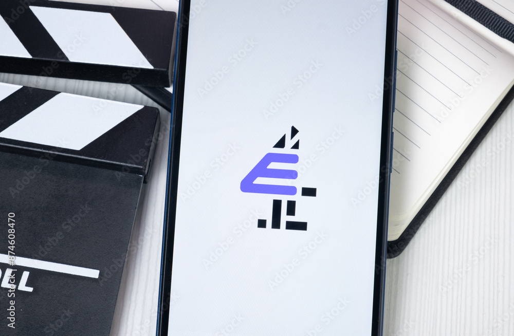 New York, USA - 30 June 2024: E4 Channel Logo or Icon on Phone Screen ...