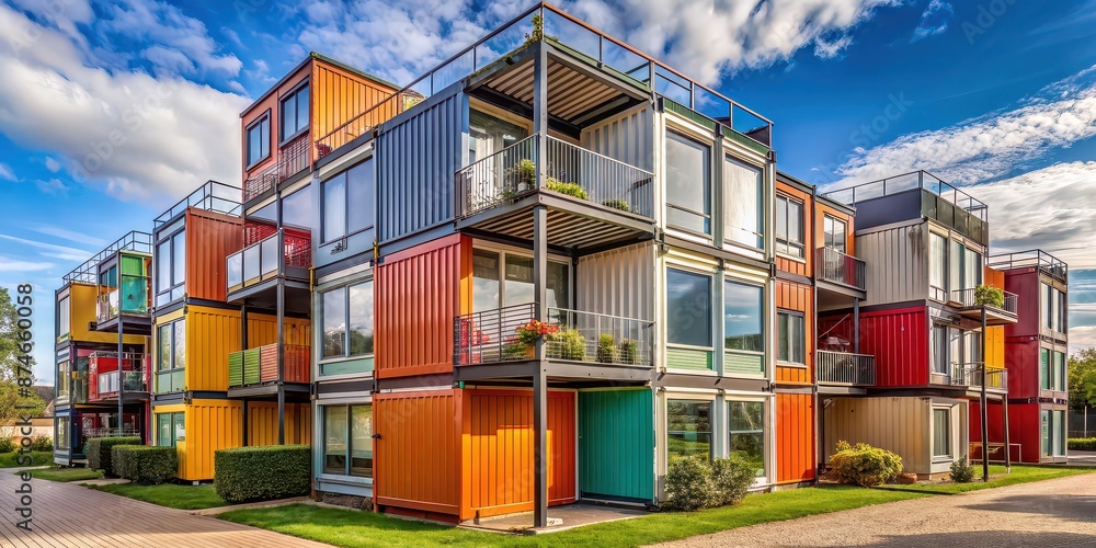 Shipping container apartments transformed into sustainable housing ...