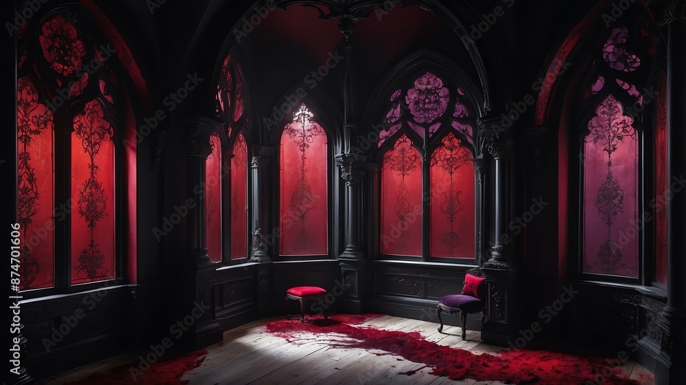 gothic romance dark shades of black deep purple and bl background Stock ...